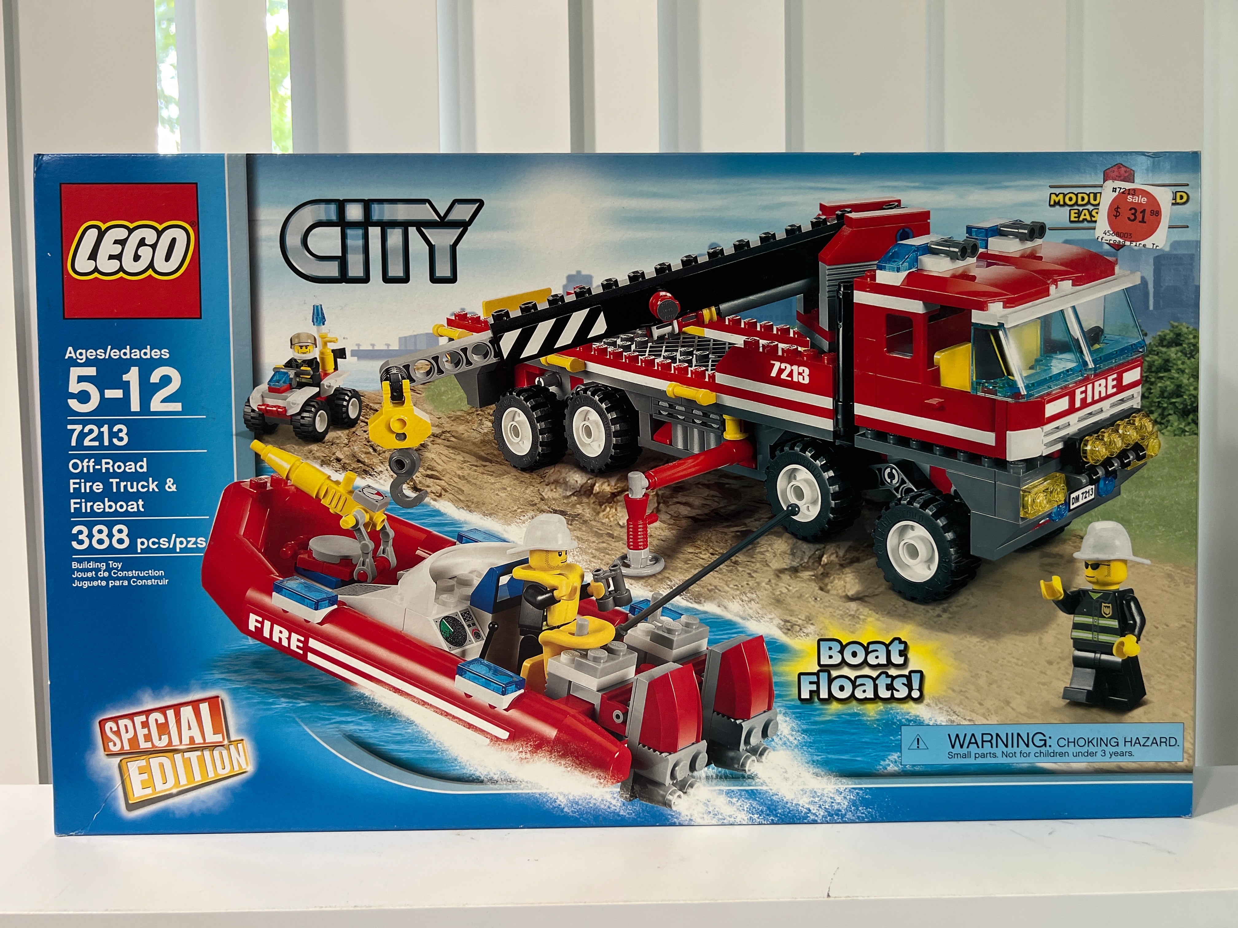 7213 Off-Road Fire Truck & Fireboat – the brick store